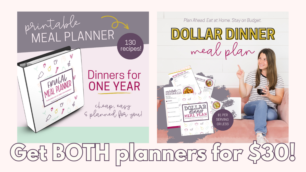 Dollar Dinner + Frugal Meal Bundle – Making Frugal FUN Shop